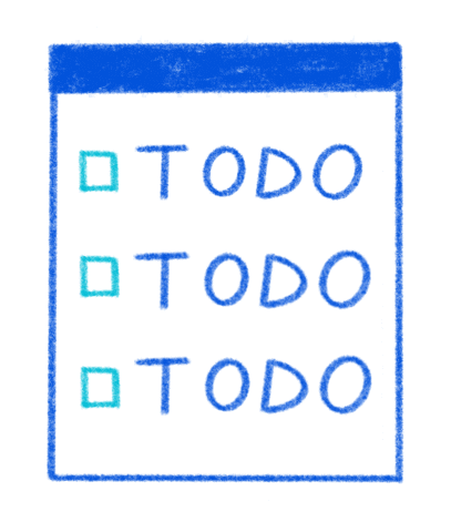 To Do List Job Sticker by The Muse for iOS & Android | GIPHY