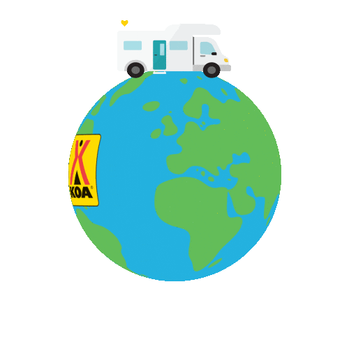 Travel Camping Sticker by KampgroundsofAmerica for iOS & Android | GIPHY