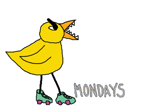 Monday Sticker by Angry Duck for iOS & Android | GIPHY