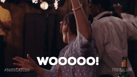 Excited Party GIF by HighballTV.com - Find & Share on GIPHY