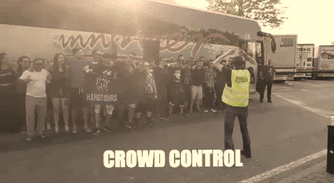 Crowd Crowdcontrol GIF by Hardtours - Find & Share on GIPHY