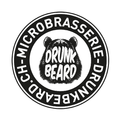 Drunk Logo Sticker by Drunkbeardch for iOS & Android | GIPHY