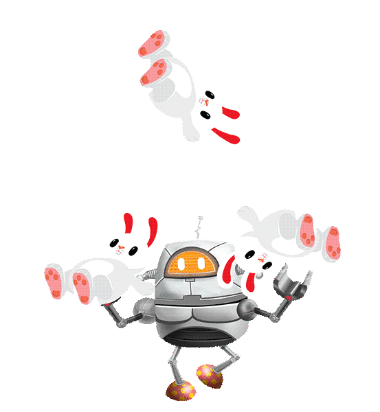 Happy Robot Sticker by Bill Greenhead for iOS & Android | GIPHY