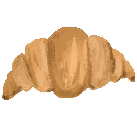 Croissant Sticker by Secondate for iOS & Android | GIPHY