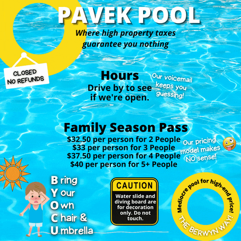 City of Berwyn - Pavek Pool will be #FREE to Berwyn...