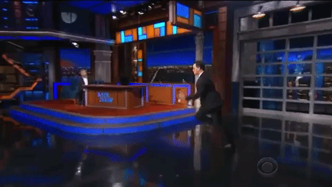 Stephen Colbert Run GIF by The Late Show With Stephen Colbert - Find ...