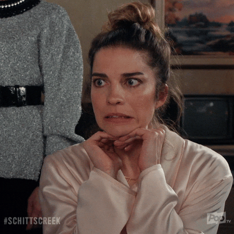 Shaking Head No GIF by Schitt's Creek - Find & Share on GIPHY