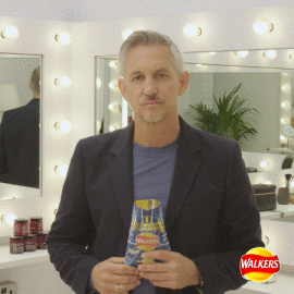 Gary Lineker Surprise GIF by Walkers Crisps - Find & Share on GIPHY