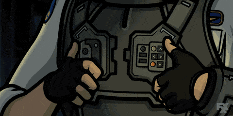 Battle Suit Up GIF by Archer - Find & Share on GIPHY
