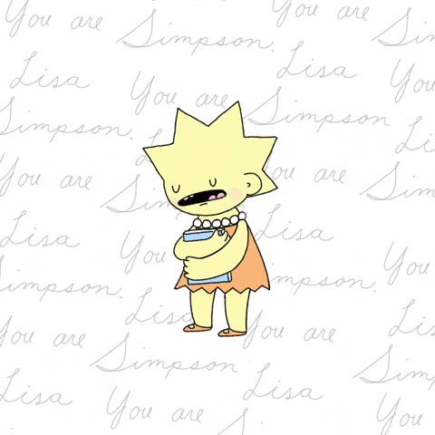The Simpsons Whatever GIF by Lisa Vertudaches - Find & Share on GIPHY