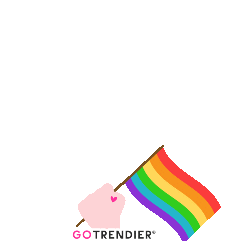 Love Is Love Gay Sticker by GoTrendier for iOS & Android | GIPHY