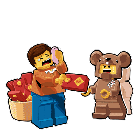 Lego Minifigure Sticker by LEGO for iOS & Android | GIPHY