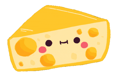 Cheese Sticker by ellievsbear for iOS & Android | GIPHY