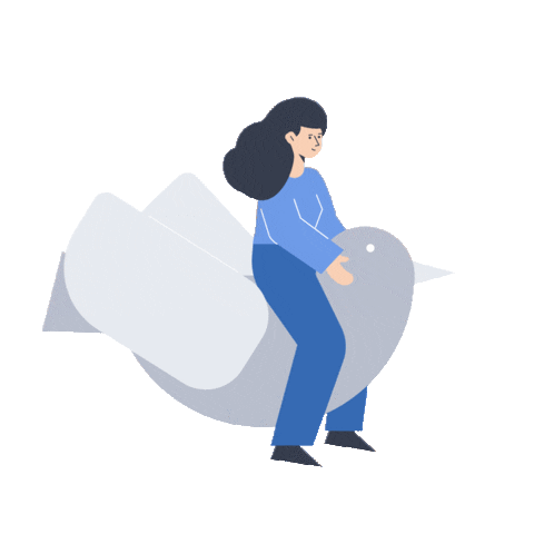 Girl Talking Sticker by SHOPLINE for iOS & Android | GIPHY