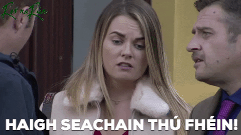 Gaeilge Troid GIF by Ros na Rún - Find & Share on GIPHY