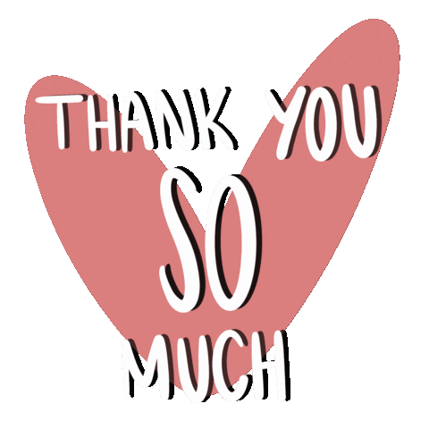 Thank You So Much Sticker by Mae Flora for iOS & Android | GIPHY