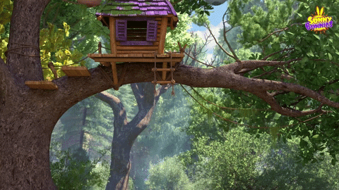 Tree House Lol GIF by Sunny Bunnies - Find & Share on GIPHY