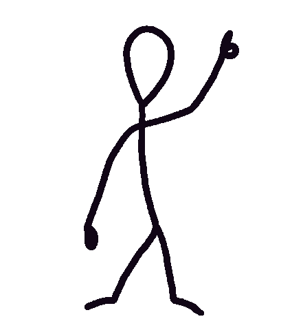 Dance Stickman Sticker By LittlefieldGIF for iOS & Android | GIPHY