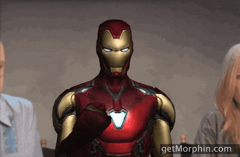 Happy Iron Man GIF by Morphin - Find & Share on GIPHY