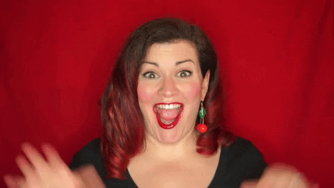 Excited Wave GIF by Christine Gritmon - Find & Share on GIPHY