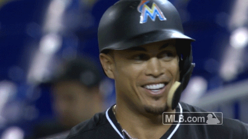 Giancarlo Stanton Smile GIF by MLB - Find & Share on GIPHY
