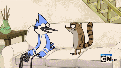 Regular Show Mordecai GIF - Find & Share on GIPHY