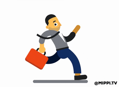 Running Late Business Man GIF - Find & Share on GIPHY