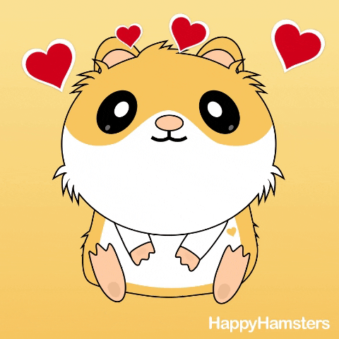 I Love You Hamster GIF by AM by Andre Martin - Find & Share on GIPHY