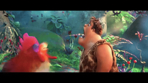 Scared The Croods GIF by The Croods: A New Age - Find & Share on GIPHY
