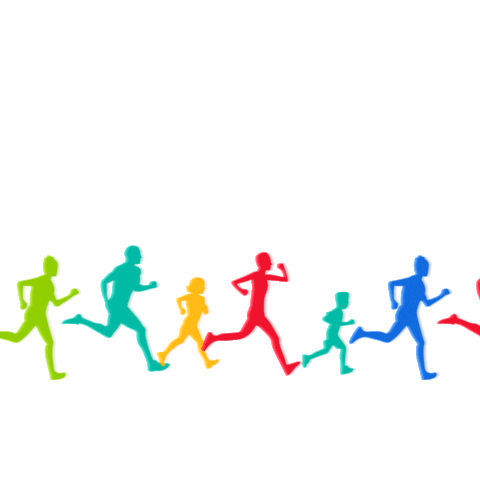 Run Running Sticker by New York Road Runners for iOS & Android | GIPHY