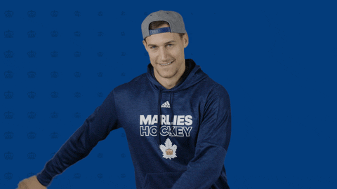 Tyler Gaudet Dancing GIF by Toronto Marlies - Find & Share on GIPHY