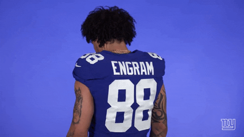 Evan Engram Sport GIF by New York Giants - Find & Share on GIPHY