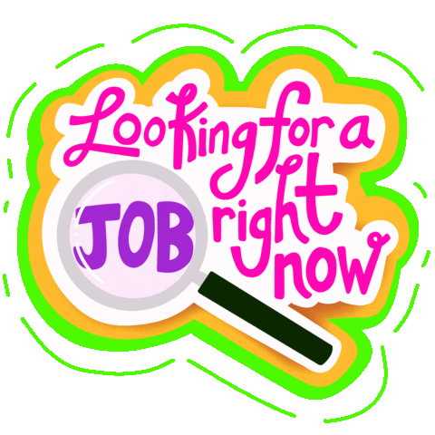 Hire Me Get A Job Sticker by INTO ACTION for iOS & Android | GIPHY