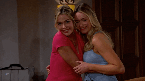 Denise Richards Hug GIF by CBS - Find & Share on GIPHY