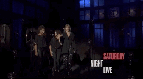 Taylor Swift Hello GIF by Saturday Night Live - Find & Share on GIPHY