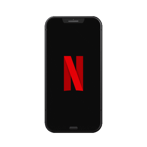 Watching Watch Netflix Sticker by NETFLIX for iOS & Android | GIPHY