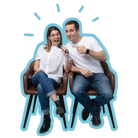 Couple Interview Sticker by Hello Fears for iOS & Android | GIPHY