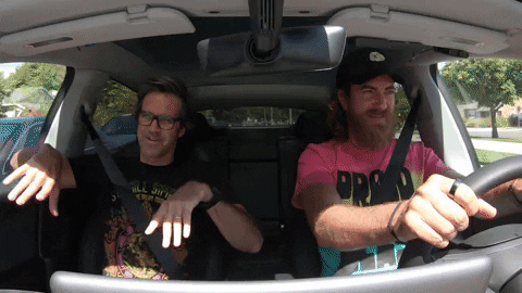 Carpool Driving GIF by Rhett and Link - Find & Share on GIPHY