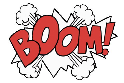 Explosion Boom Sticker by macniten for iOS & Android | GIPHY