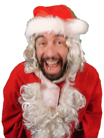 Santa Claus Yes Sticker by Muyloco for iOS & Android | GIPHY