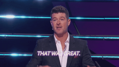 Robin Thicke GIF by The Masked Singer - Find & Share on GIPHY