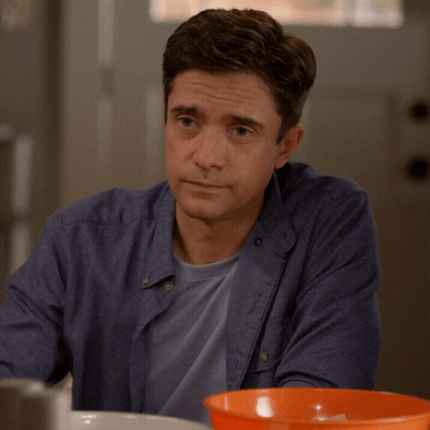 Topher Grace Eye Roll GIF by ABC Network - Find & Share on GIPHY