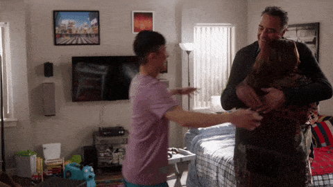 Hugging Hug GIF by ABC Network - Find & Share on GIPHY