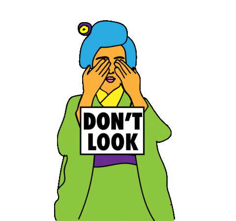 Dont Look Eyes Sticker for iOS & Android | GIPHY