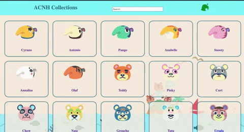 GitHub - thaomonster/ACNH-Collections: Mod 3 Solo Project