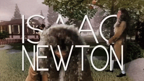 Isaac Newton Apple Gif