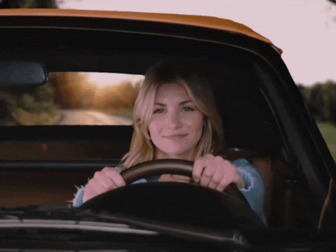Driving On My Way GIF by flybymidnight - Find & Share on GIPHY
