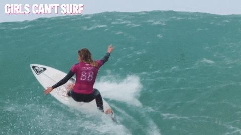 Surfer Girl Surfing GIF by Madman Films - Find & Share on GIPHY