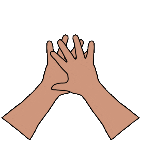 Wave Hand Sticker by Rhonda for iOS & Android | GIPHY