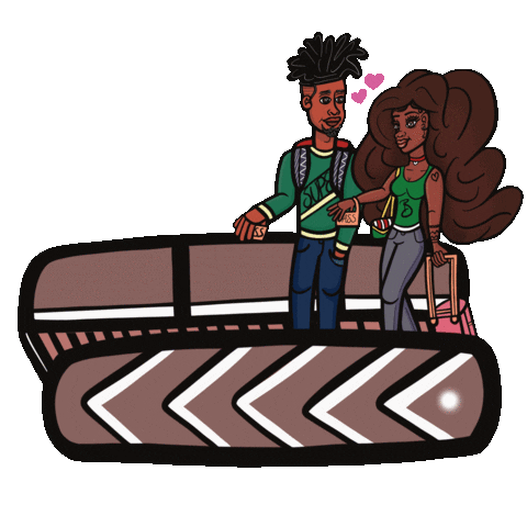 Travelling Get Away Sticker by JellaCreative for iOS & Android | GIPHY